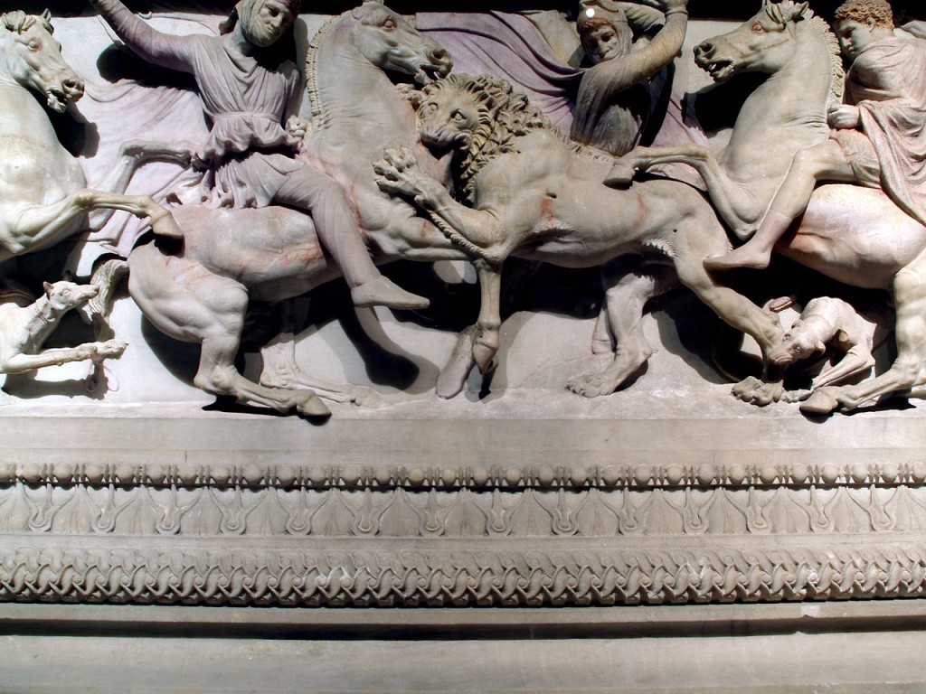 Pancrates – The Lion Hunt Poem – Naos Antinoou: A Temple of Antinous
